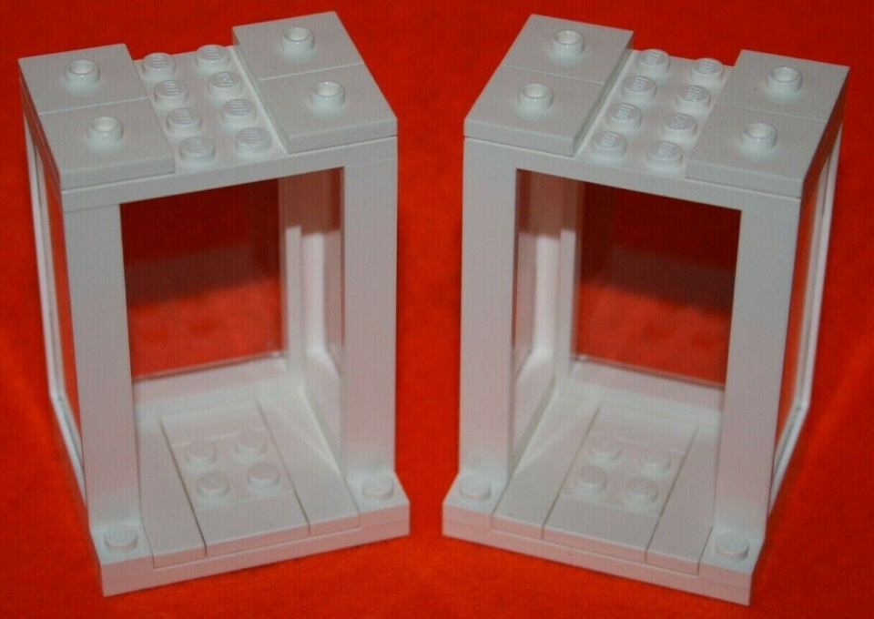 4 x Genuine Lego Open Fronted Display Case for a Single Minifigure ...