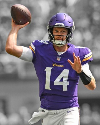 Minnesota Vikings SAM DARNOLD Glossy 8x10 Photo Spotlight Print Poster ...
