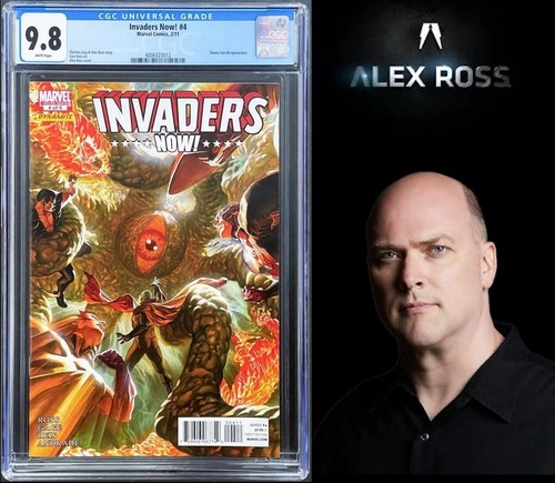Invaders Now! 4 Marvel Comic 2011 CGC 9.8 Alex Ross Shuma-Gorath Cover ...