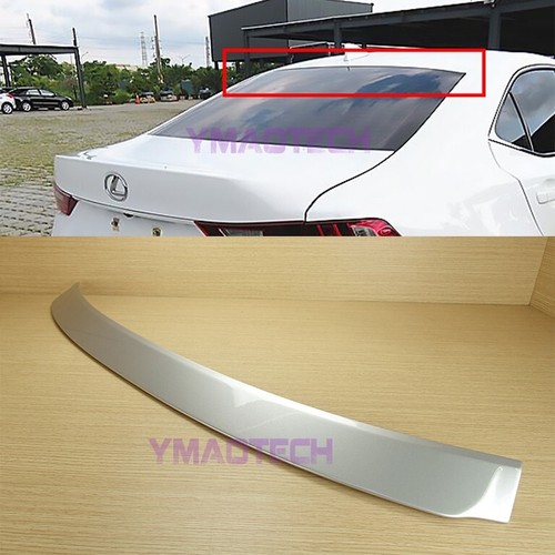 Rear Roof Spoiler #1J2 Liquid Platinum Metallic ABS For 2014-2019 LEXUS ...