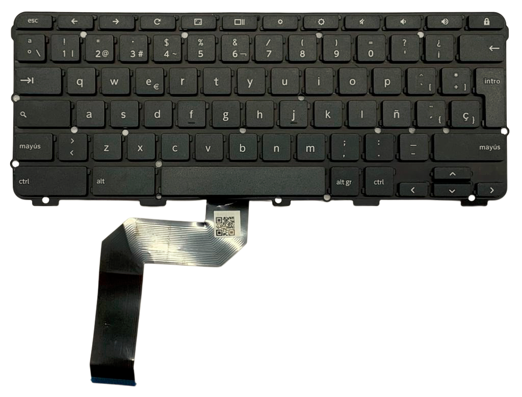 Original Keyboard SPANISH Lenovo Chromebook 100e 2nd Gen 300e 2nd Gen ...