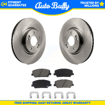 [Front] Disc Brake Rotors And Ceramic Pads Kit For 2011-2015 Kia Optima ...