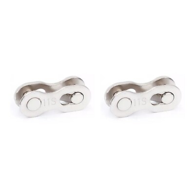TWO PAIRS 11 SPEED CHAIN LINKS CONNECTOR MASTER SPLIT LINK LOCK MTB ...