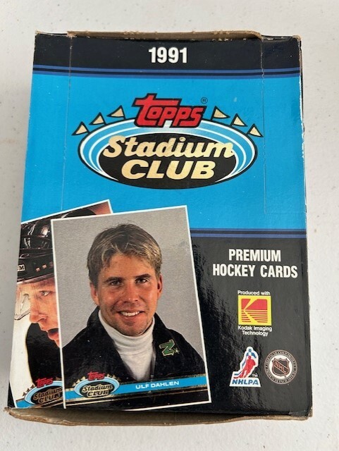 1991 Topps Stadium Club Premium NHL Hockey Cards Box (36 ) Factory ...