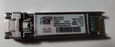 CISCO SFP-10G-SR 10-2415-03 Gigabit Interface Transceiver Module | eBay ...