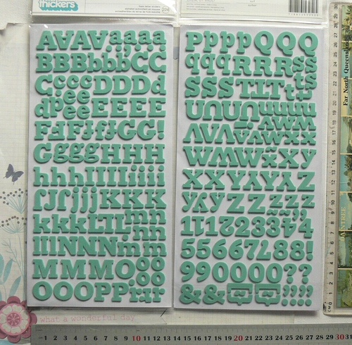 ERIC - SURF Letter & Number Foam 224 Thicker Stickers Av13-18H&20-37mmW ...