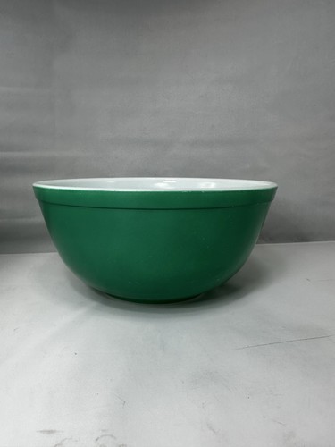 Vintage Pyrex Primary Green Mixing Nesting Glass Bowl 2 1/2 Qt USA #403 ...
