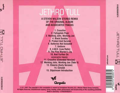 JETHRO TULL A [STEVEN WILSON REMIX] NEW CD 190295003074| eBay