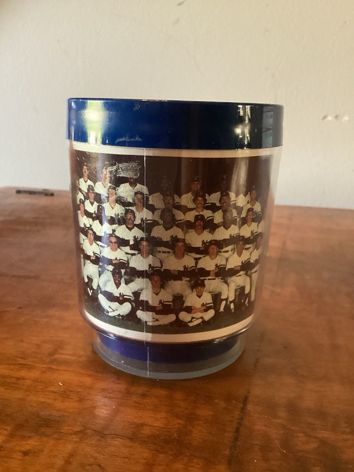 1981 New York Yankees Citi Bank Team Photo Coffee Plastic 4" Mug | eBay