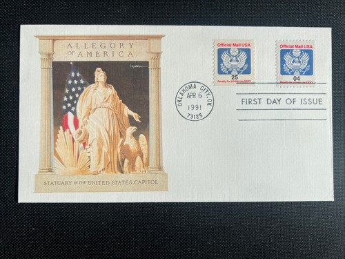 O146 Official Mail 4 Cents FDC Fleetwood Apr 6 1991 Oklahoma City OK | eBay