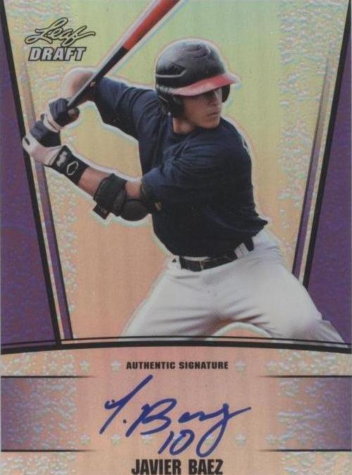 2011 Leaf Metal Draft - Javier Báez #AU-JB2 Purple Prismatic /25 (AU ...