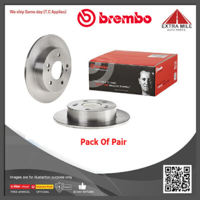 2xBrembo Brake Disc Rotor Front For Mercedes-Benz B-Class Sports Tourer ...