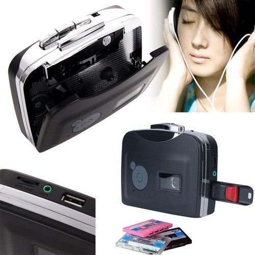 Tape to USB Flash Drive Cassette to MP3 Converter Audio Capture Walkman ...