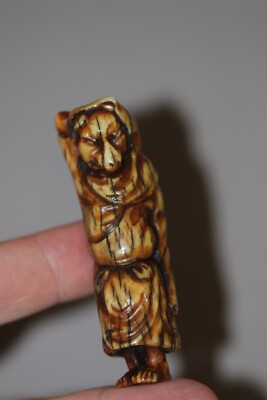 Japanese Antique Netsuke Kitsune | eBay