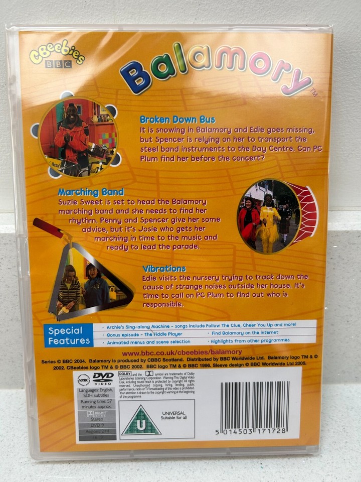 BBC Balamory: Musical Stories DVD CBeebies Children's Brand New Sealed ...