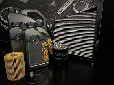 Genuine Mercedes-Benz W211 E-Class E280 E320 Oil & Pollen Filters Oil ...