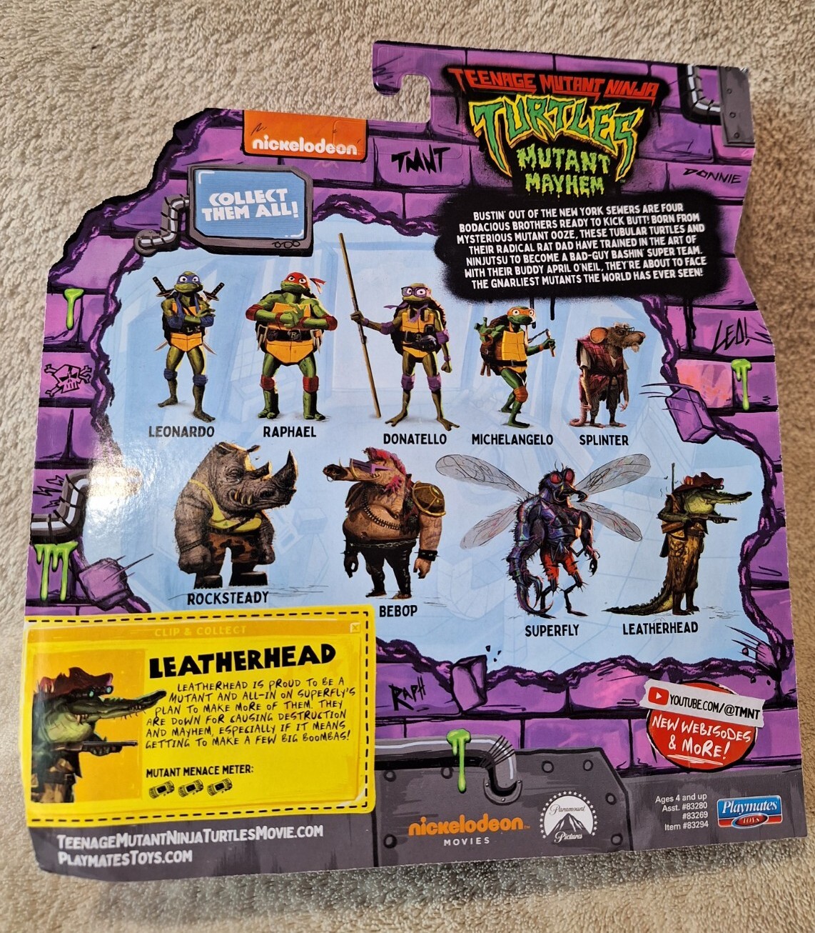 NINJA TURTLES MUTANT MAYHEM LEATHERHEAD RAGIN CAJUN GATOR VARIANT | eBay