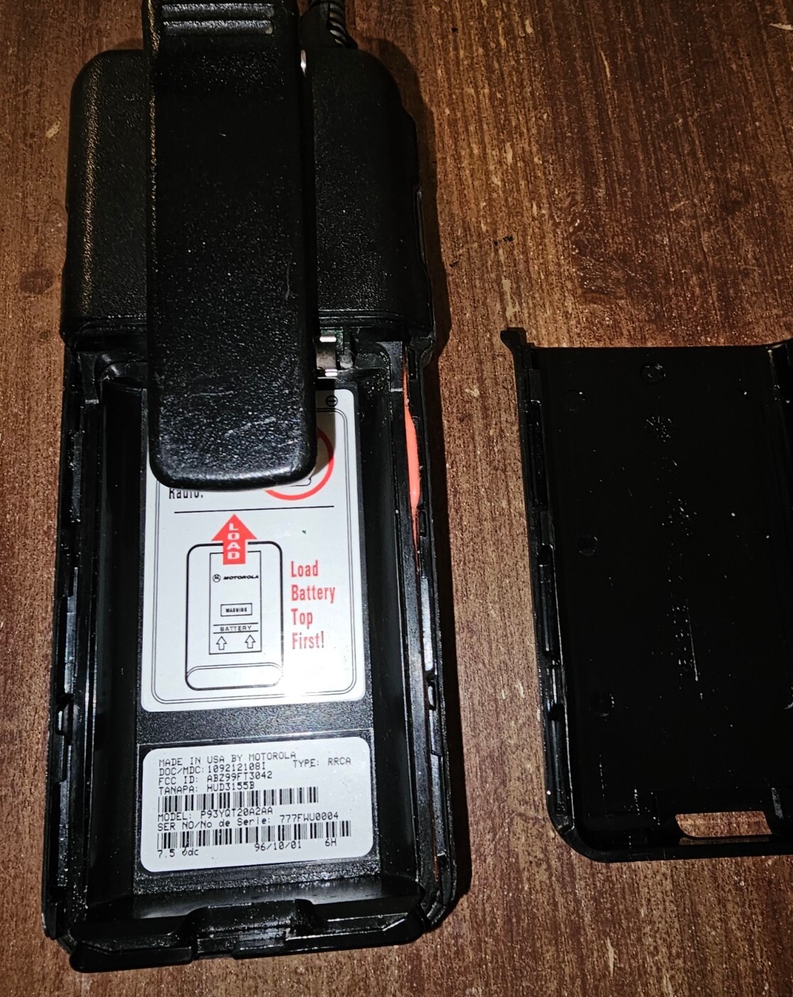 MOTOROLA RADIUS SP50 - Two Way Radio - NO Battery - NO Charger | eBay