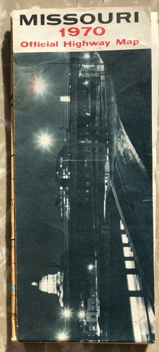 Vintage 1970 Official Missouri Highway Road Map | eBay