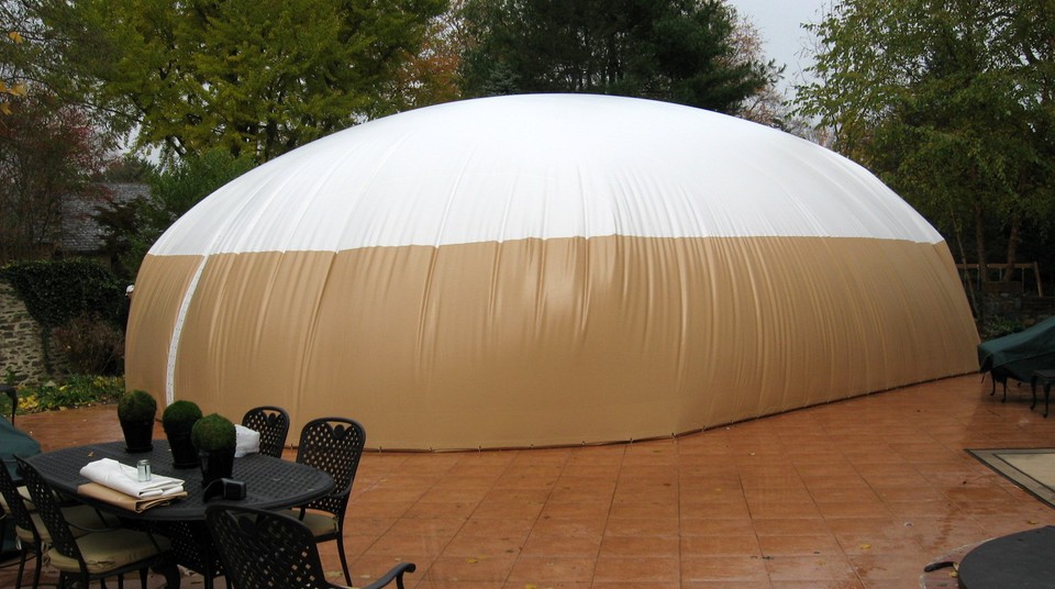 Inflatable TPU Hot Tub Swimming Pool Solar Dome Cover Tent W/ Blower ...
