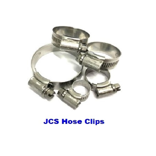 JCS Hose Clip **Bulk Packs** Zinc Worm Hi-Grip Tubing clamp Jubilee ...