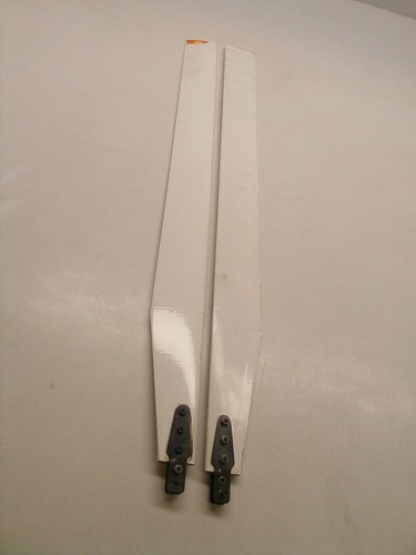 RC Helicopter Main Rotor Blades (25.5" X 2") Wood | eBay