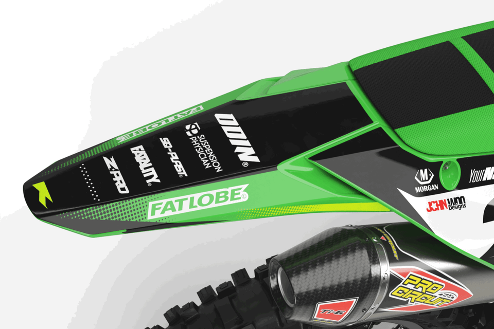 Fits Kawasaki KX450F (2024-2025) and KX250F (2025) graphic kit decals ...