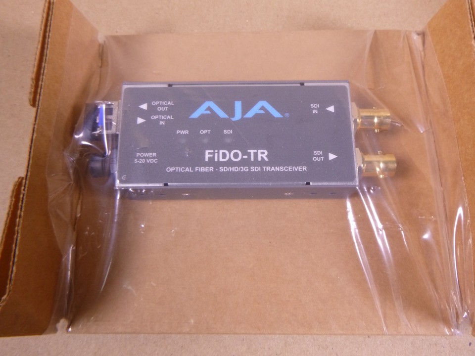 AJA FiDO-TR Optical Fiber - SD/HD/3G SDI Transceiver | eBay