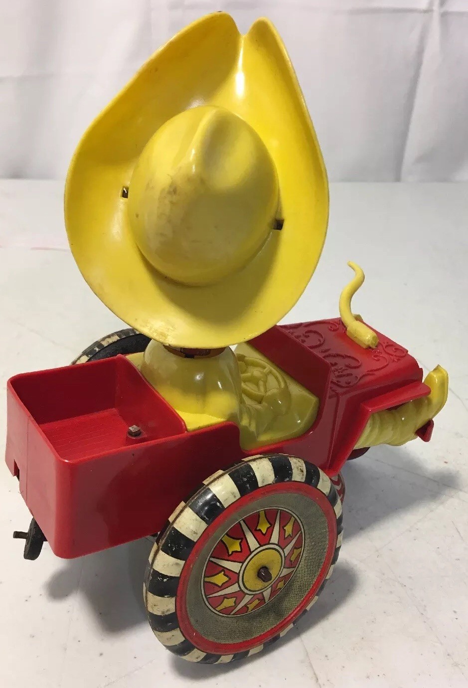Vintage Marx Windup Tin Toy Sheriff Sam Marx Cowboy Jeep Original 50’s ...