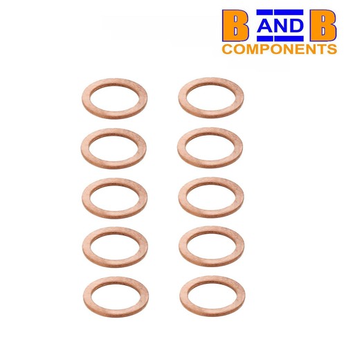 OIL SUMP PLUG WASHERS x 10 VW GOLF MK1 MK2 MK3 GTI CABRIOLET N0138492 ...