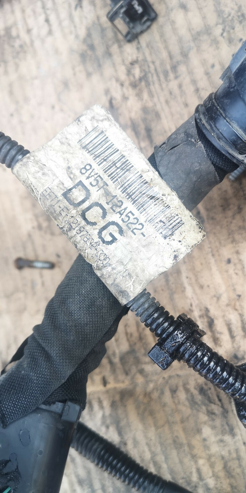 Ford FIESTA MK7 1.6 PETROL ENGINE LOOM HARNESS PLEASE NOTE CUT 8V5T ...