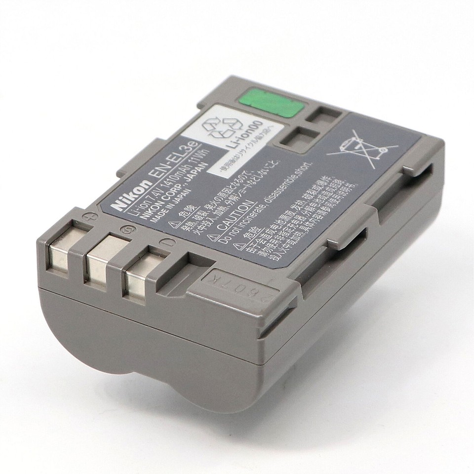 Original Nikon EN-EL3e Battery For D300 D700 D80 D90 D70S D300S D100SLR ...