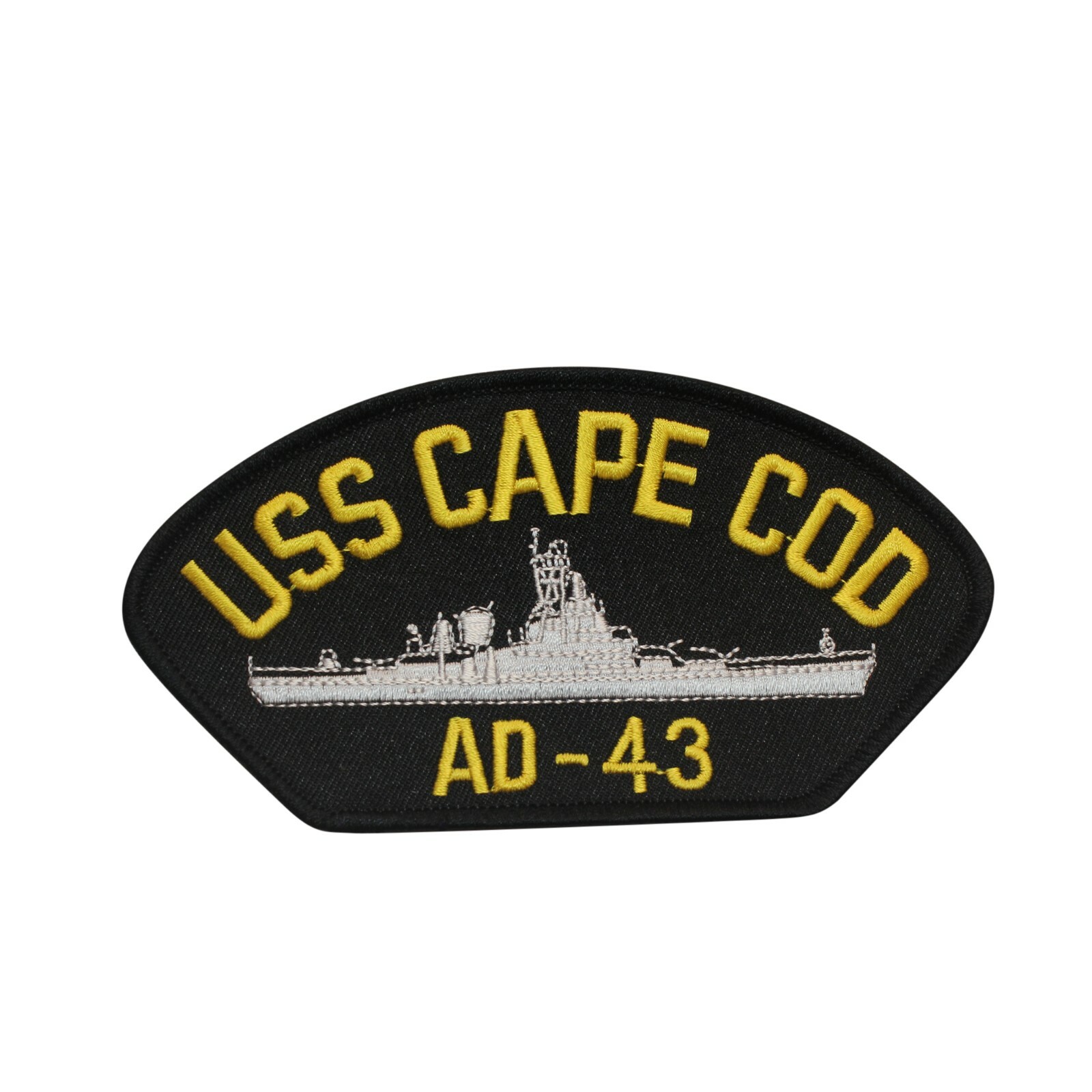 US Navy USS Cape Cod AD-43 Destroyer Embroidered Iron or Sew On Patch ...