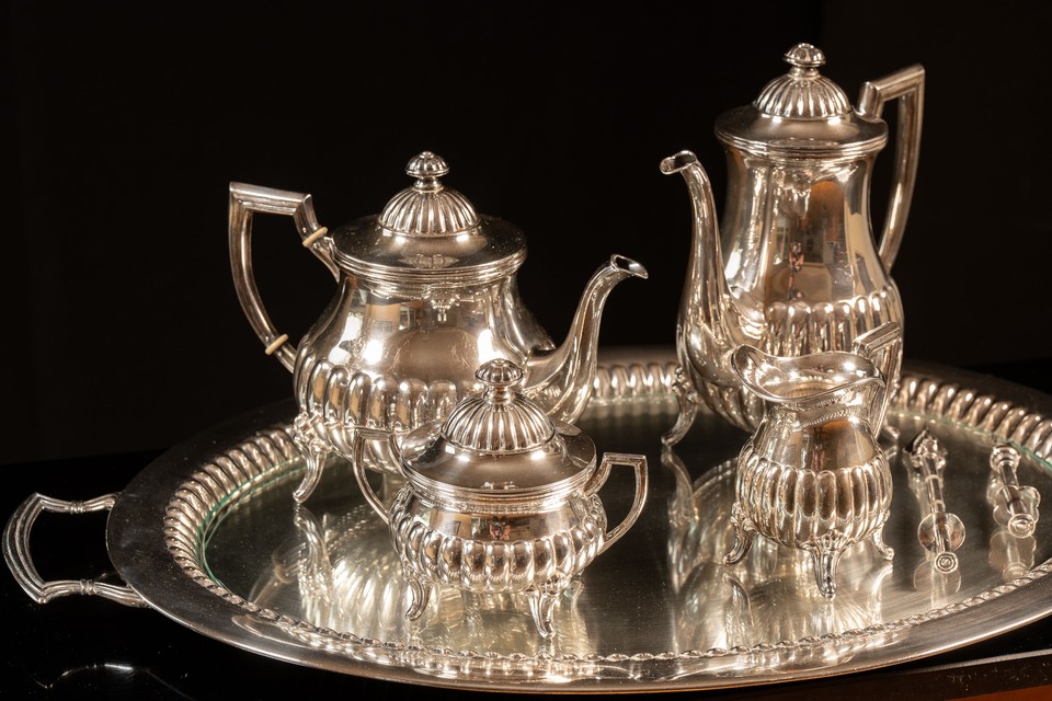 Vintage Sterling Silver Tea Service Set | eBay