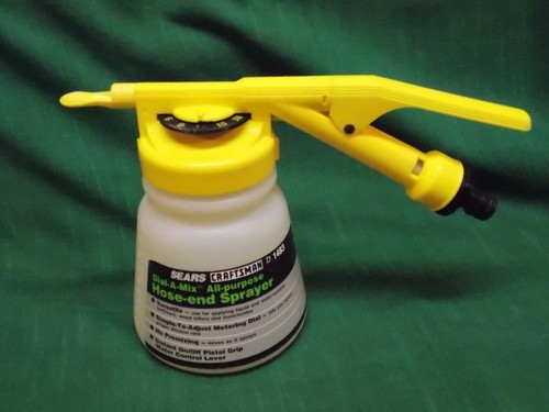 Vintage SEARS CRAFTSMAN Dial a Mix hose end sprayer 71 1483 | eBay