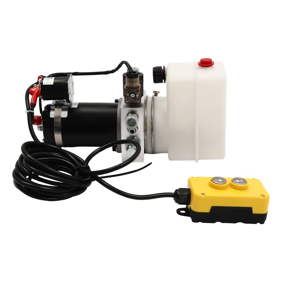 Hydraulic Power Unit 12V, Single Acting Dump Hydraulic Pump for Dump ...