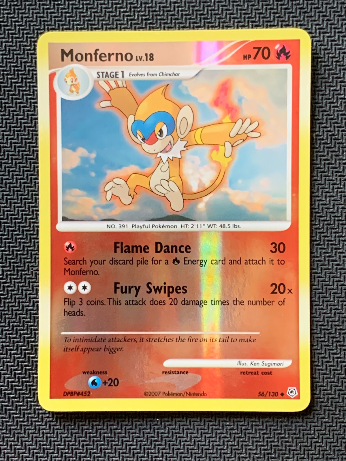 MONFERNO 56/130 - POKEMON DIAMOND AND PEARL NM UP - REVERSE HOLO | eBay