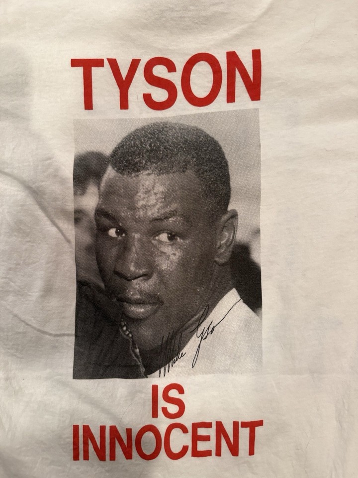 Vintage Mike Tyson Is innocent Screen Stars XL Single stitch | eBay UK