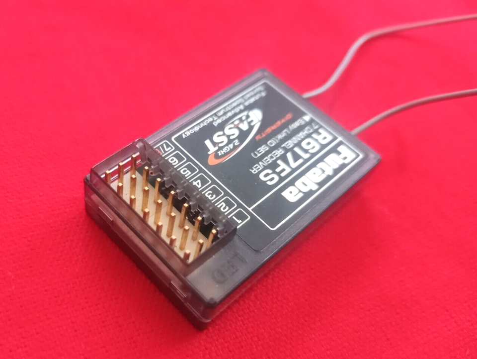 Futaba R617FS 7-Channel 2.4Ghz FASST Telemetry Receiver RX : 6EX 7C 8FG ...