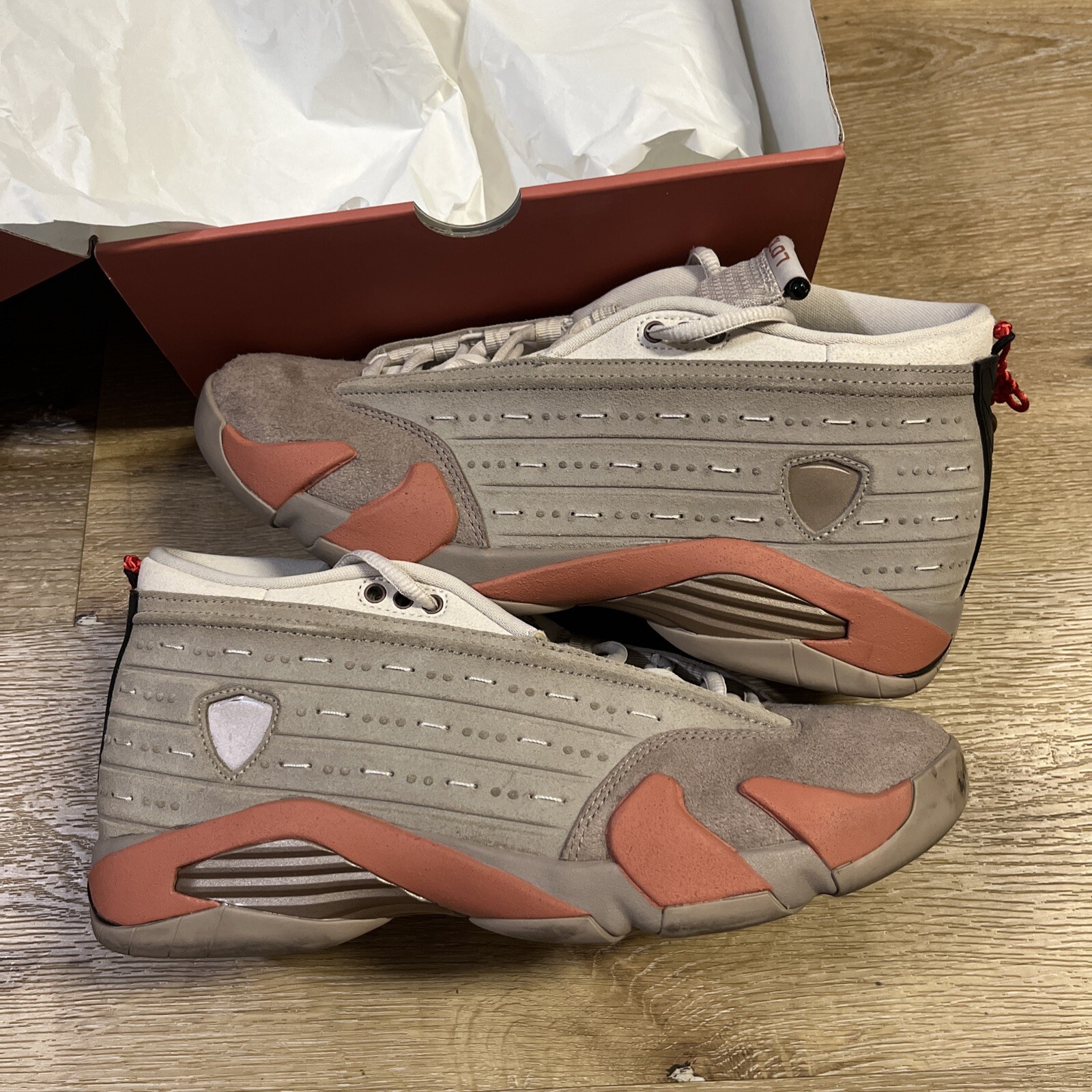 Air Jordan 14 XIV Retro CLOT Terra Blush Terracotta Size 9 Sneakers ...