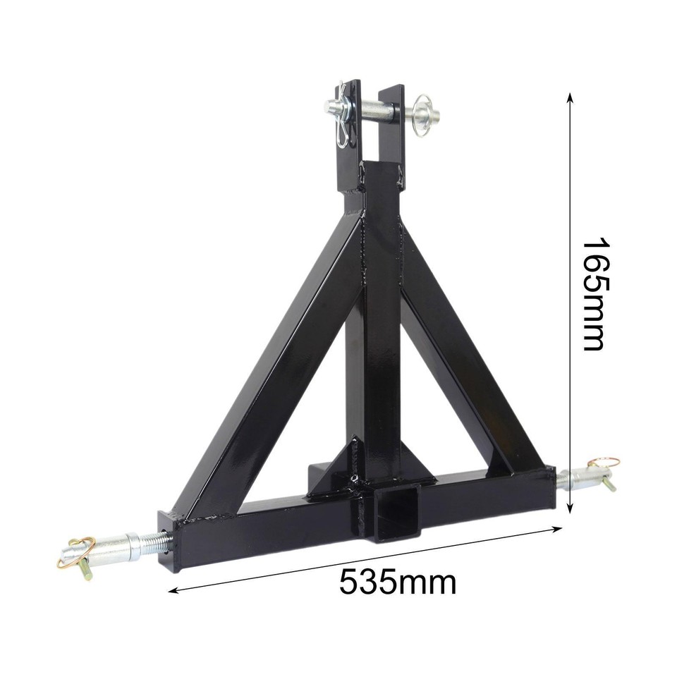 Tractor Drawbar Hitch Steel 3Point 2 inch Receiver Drawbar Hitch ...