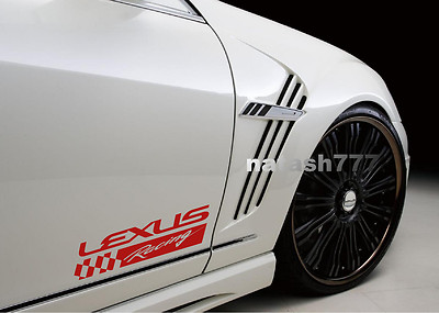 2 - LEXUS RACING Sport Motorsport Vinyl Decal sticker emblem logo RED ...