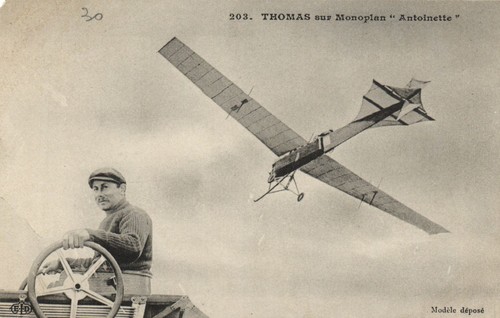 PC AVIATION PILOT AVIATOR THOMAS MONOPLAN ANTOINETTE (a48971) | eBay