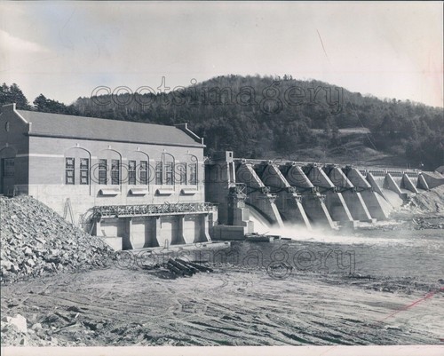 1950 Press Photo Hydro Electric Wilder Dam Connecticut River Vermont | eBay