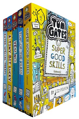 Tom Gates Collection Liz Pichon 5 Books Set Series 2 (6-10) Super Good ...