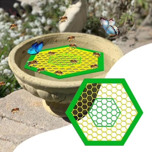 Thirsty Pollinators 3D Printed Floating Bee Island Plastic Bee Bath for ...