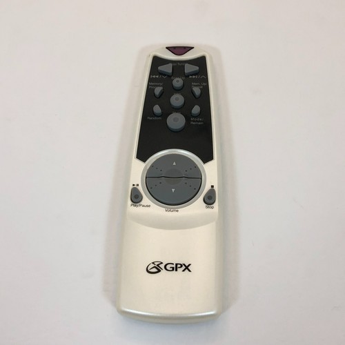 GPX Remote Control for C980 CD, Radio Cassette, Boombox Player Used ...