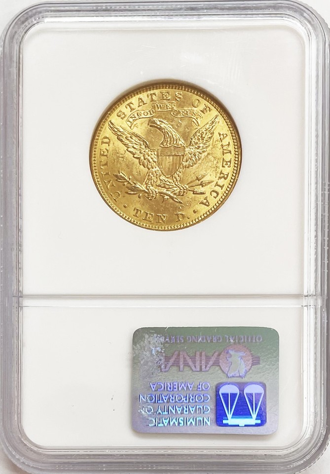 1907 GOLD USA $10 DOLLAR LIBERTY HEAD EAGLE COIN NGC MINT STATE 63 | eBay