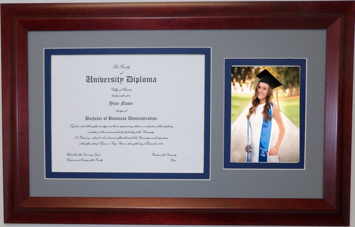 Graduation Diploma Frames 11x14 Double Mat Graduation Diploma