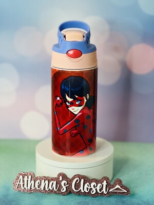 Lady Bug 12oz Kids Cup Water bottle Sippy | eBay